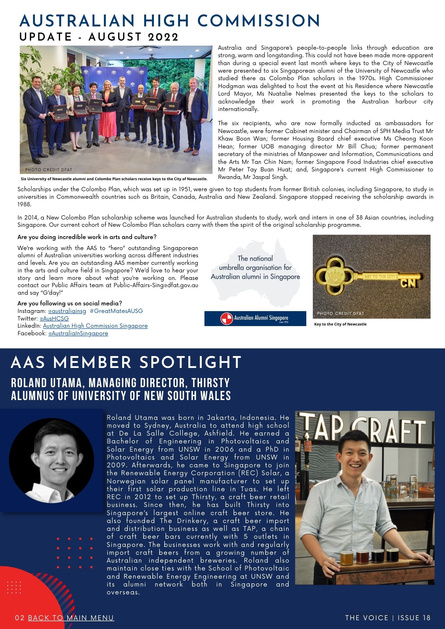 THE VOICE | AAS MONTHLY NEWSLETTER