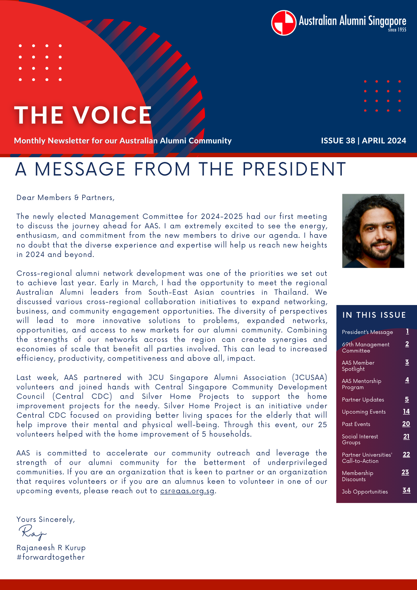 THE VOICE | AAS MONTHLY NEWSLETTER